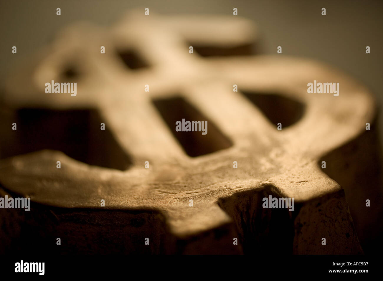 Dollar Money Sign Figure Gold 1 Stock Photo - Alamy
