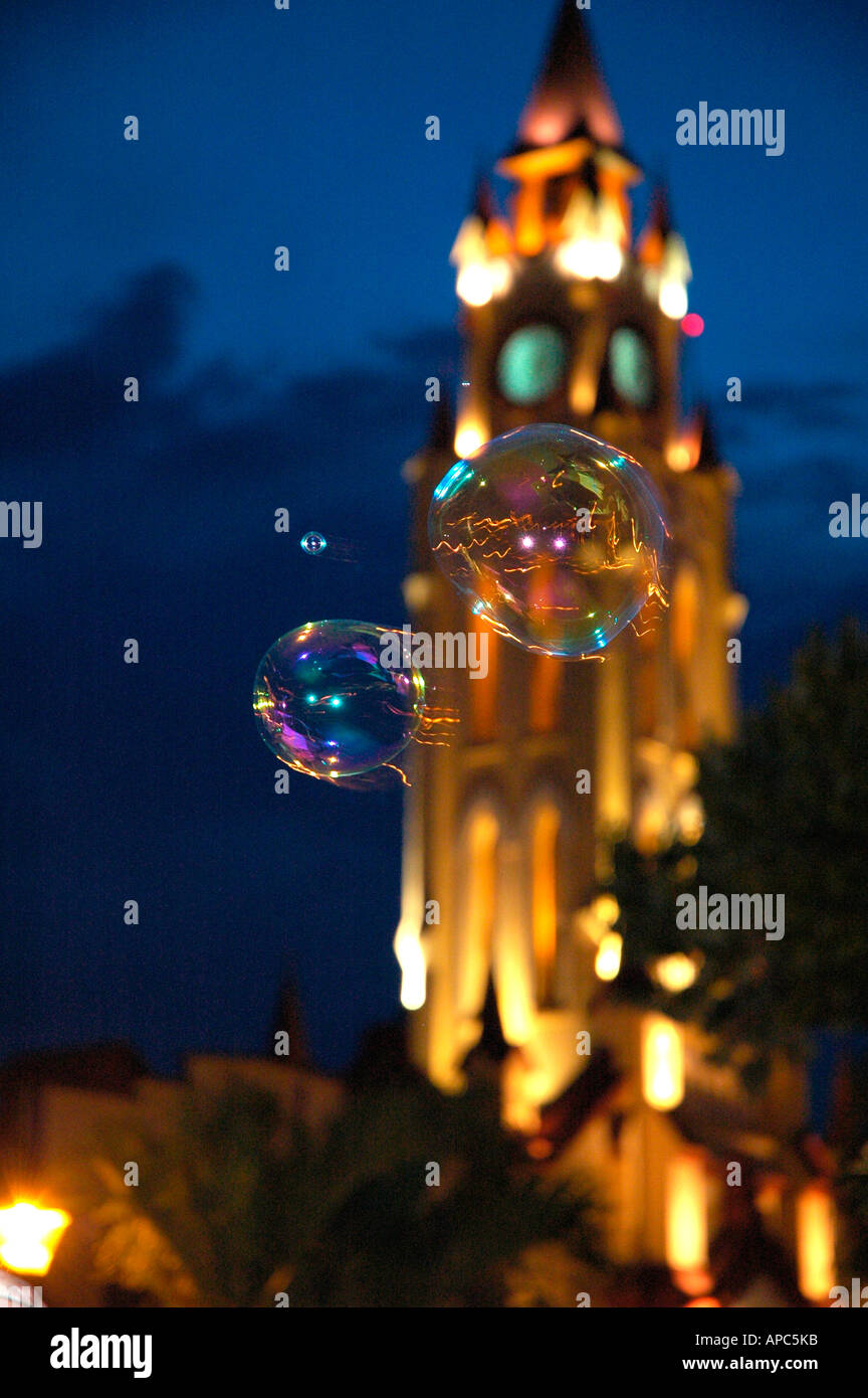 Bubbles at night, Iquitos, Peru Stock Photo - Alamy