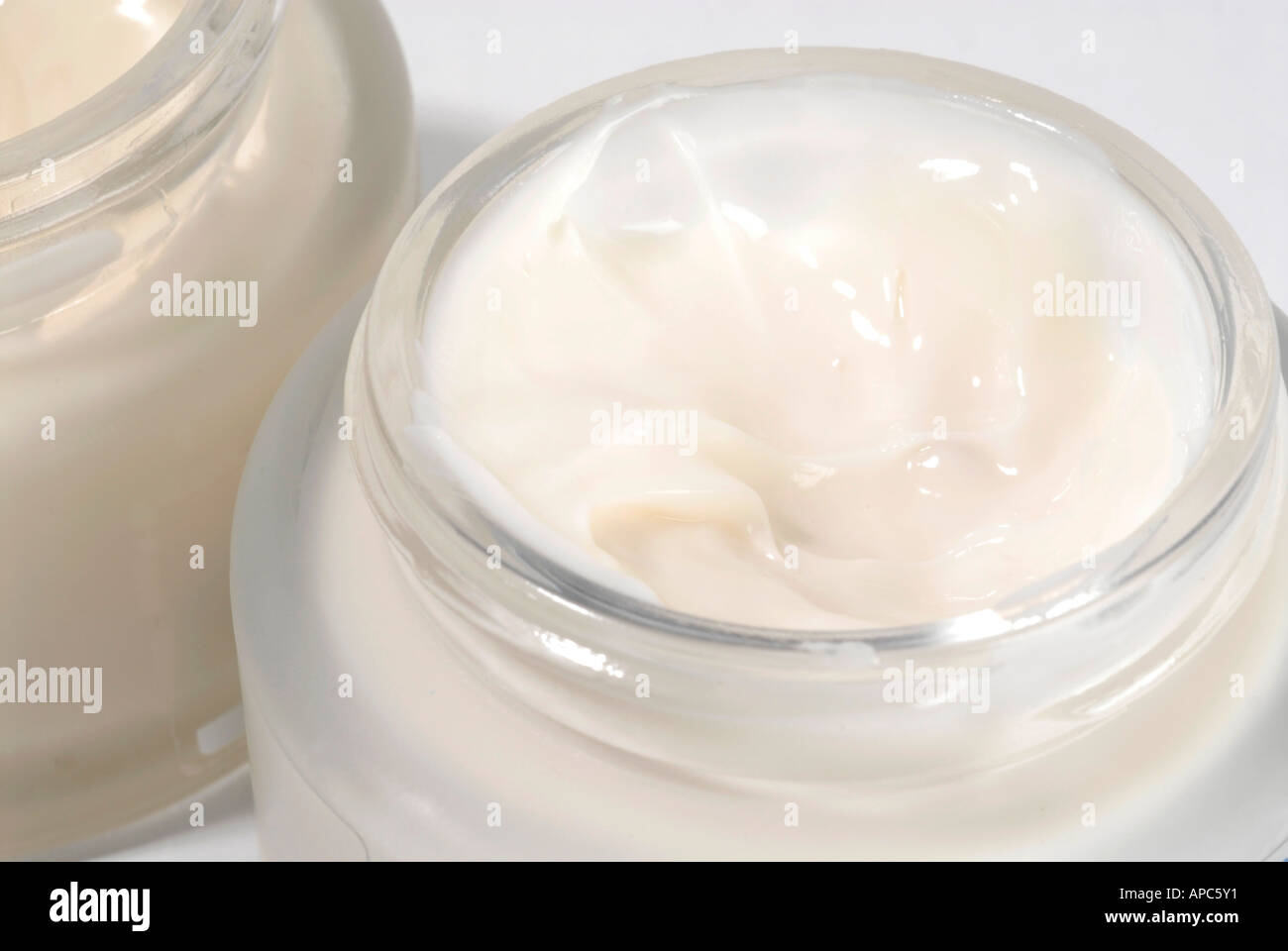 Skin cream pot Stock Photo - Alamy