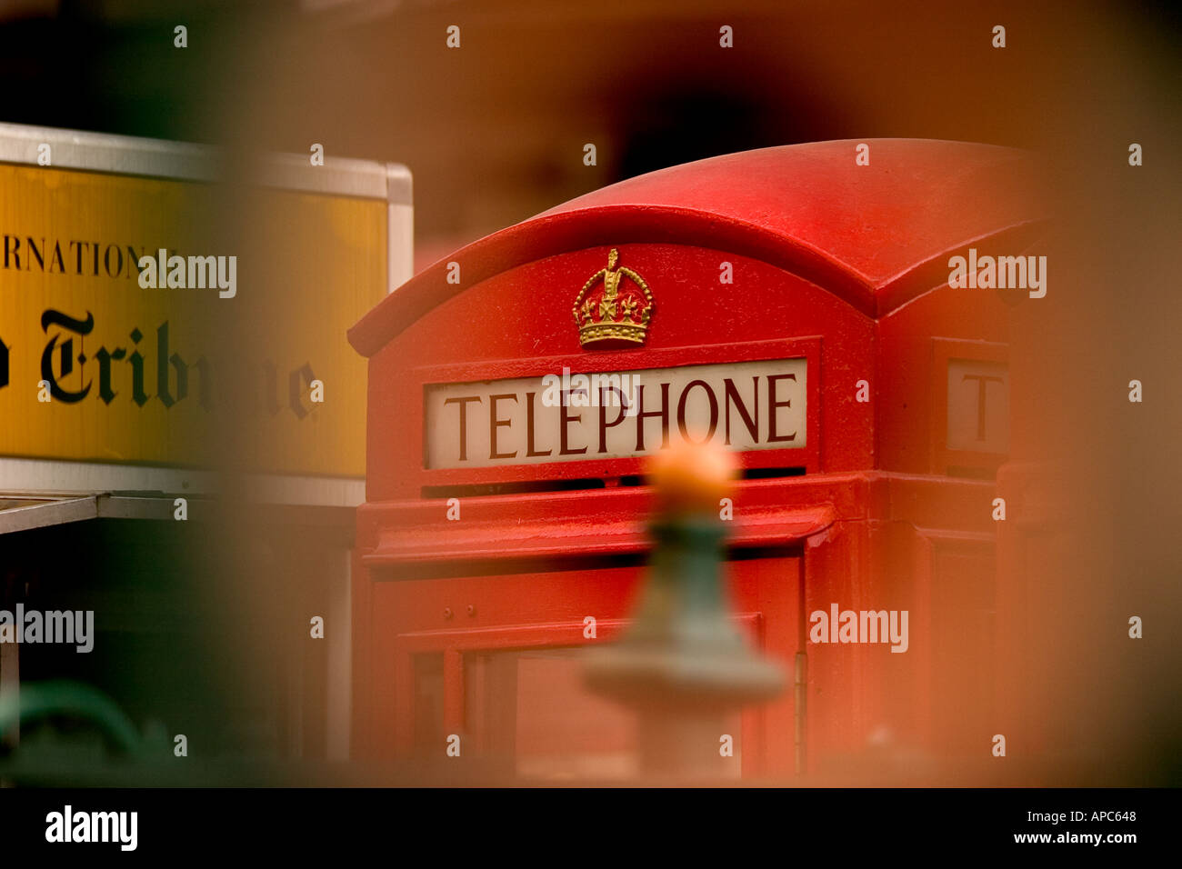 Red Phone Box London Stock Photo - Alamy