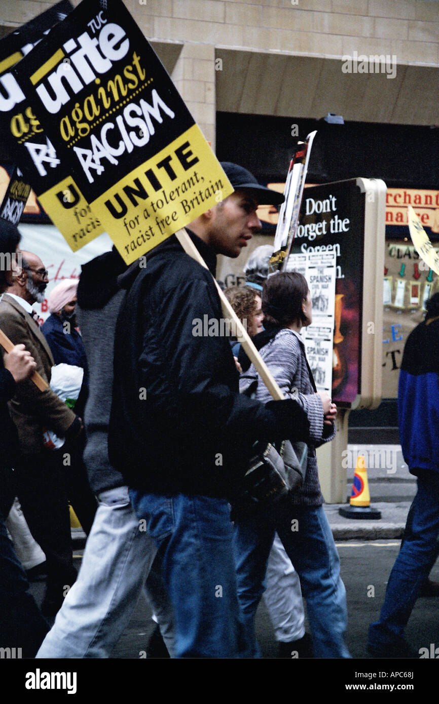 unite against racism Stock Photo - Alamy