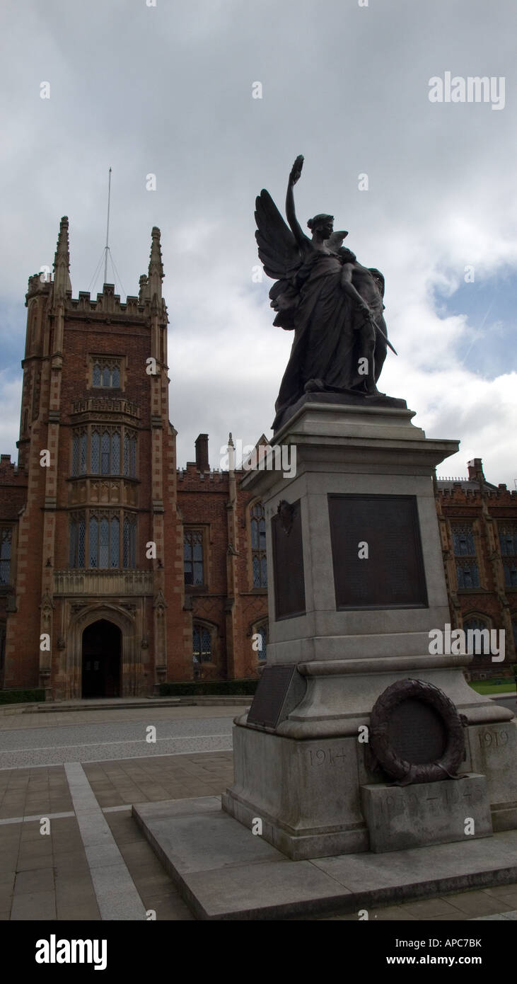 The Lanyon Building, Queen's University, Belfast, N. Ireland Stock ...