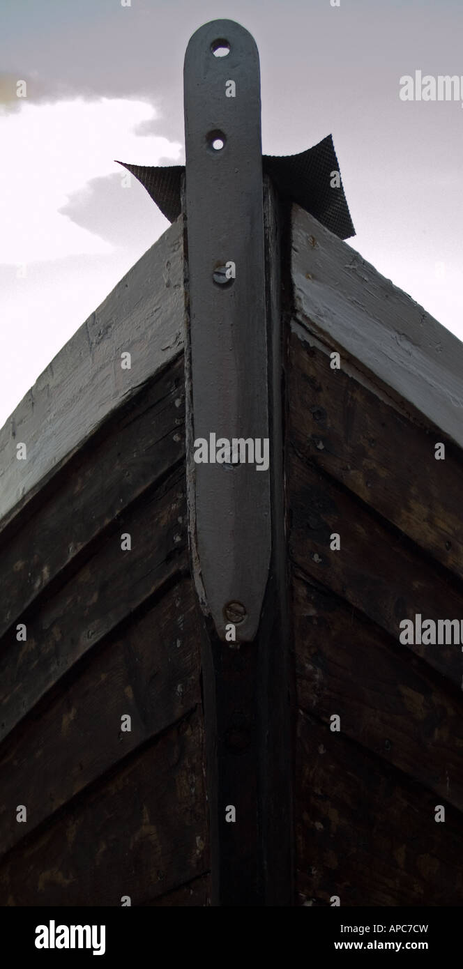 Prow of a boat, Ireland Stock Photo - Alamy