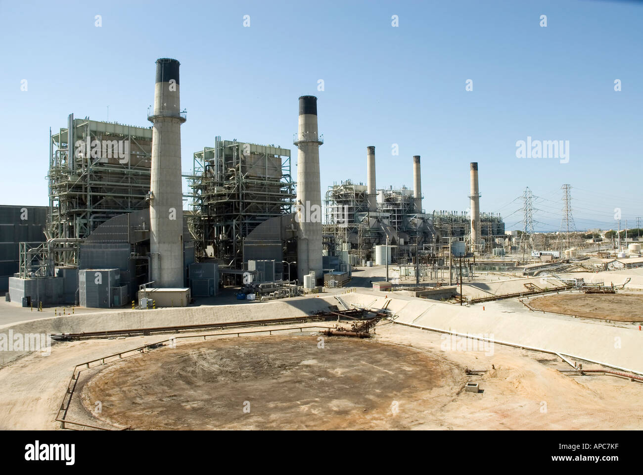 Power generating plant Stock Photo - Alamy