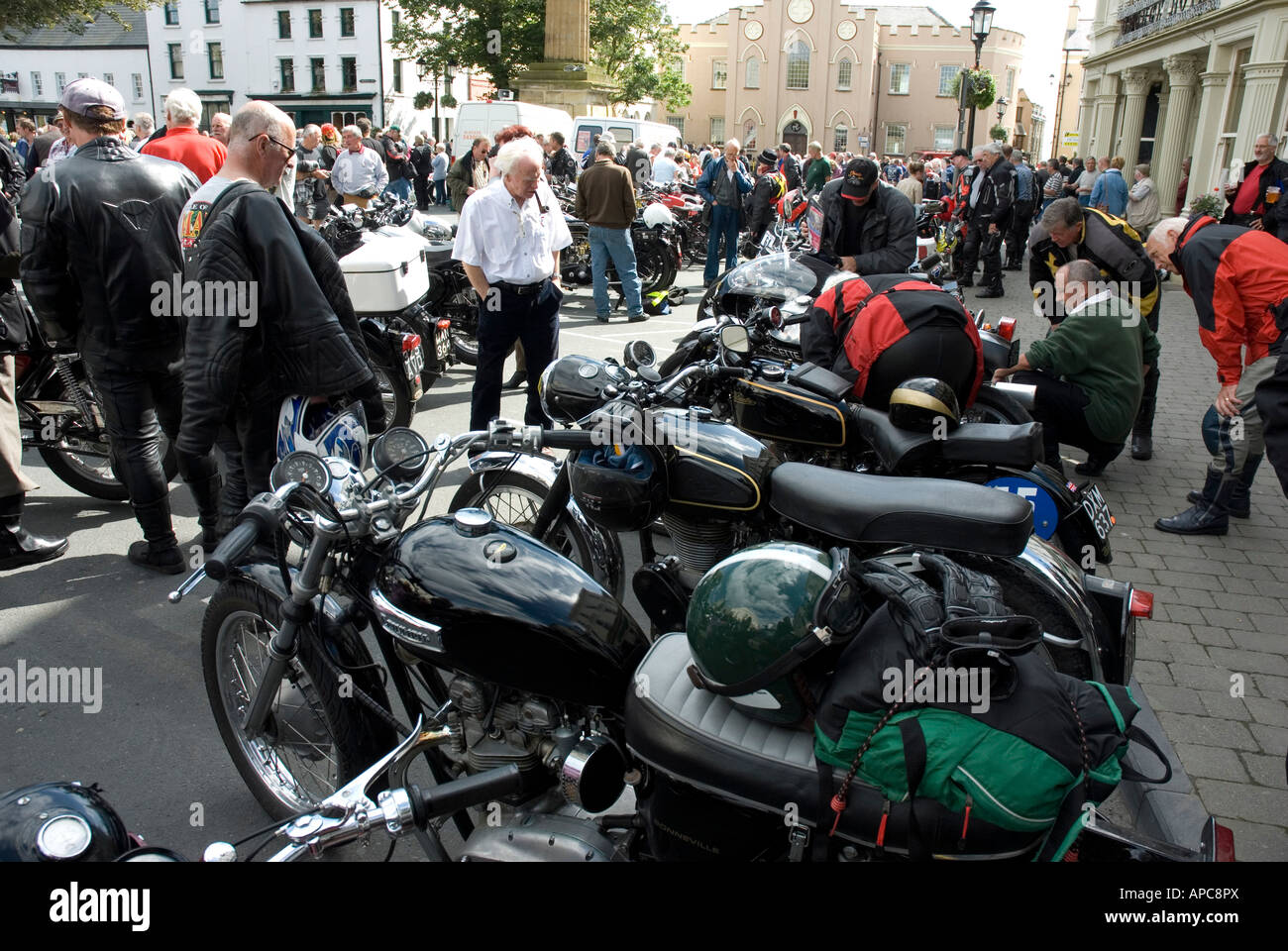 Vintage motorcycle rally hi-res stock photography and images - Alamy