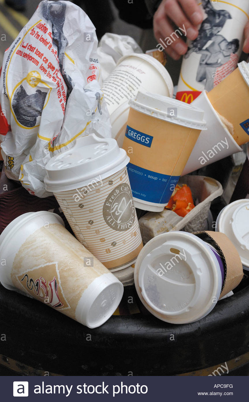 Fast Food Litter Bin High Resolution Stock Photography and Images - Alamy