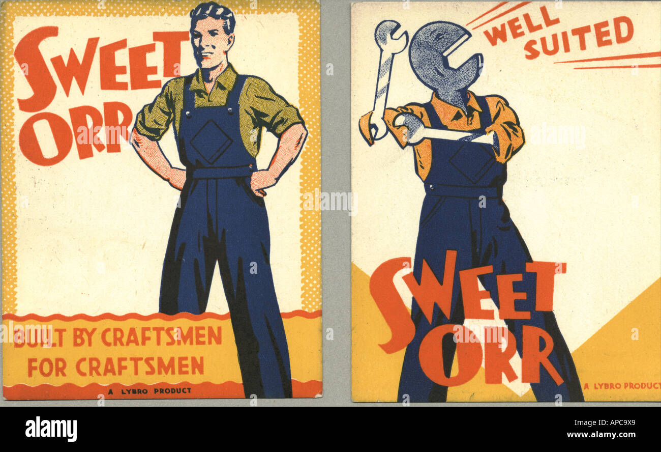 Overall advert hi-res stock photography and images - Alamy