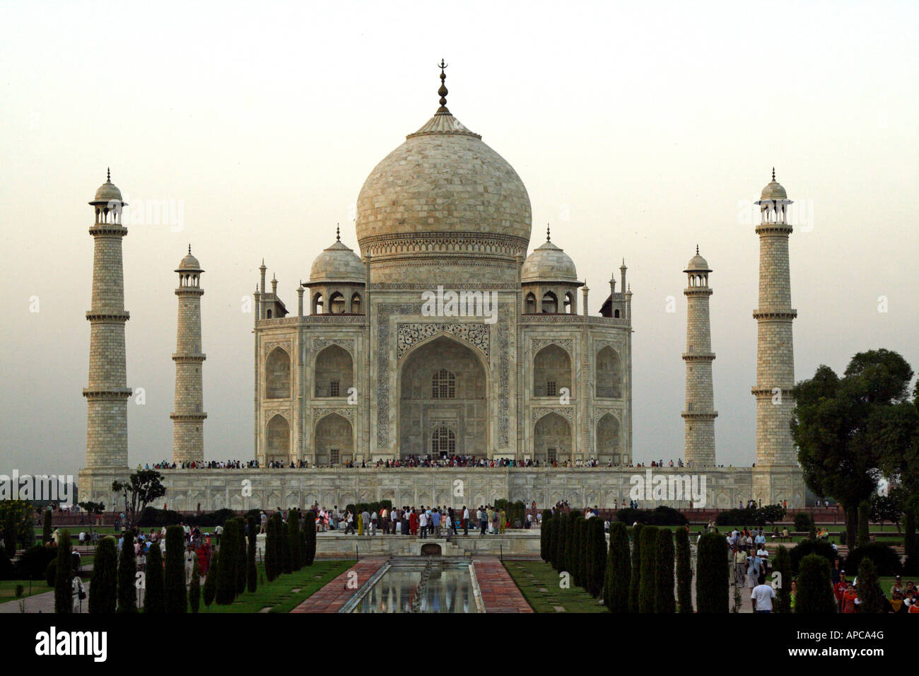 View of the Taj Mahal mausoleum in Agra, India Stock Photo - Alamy