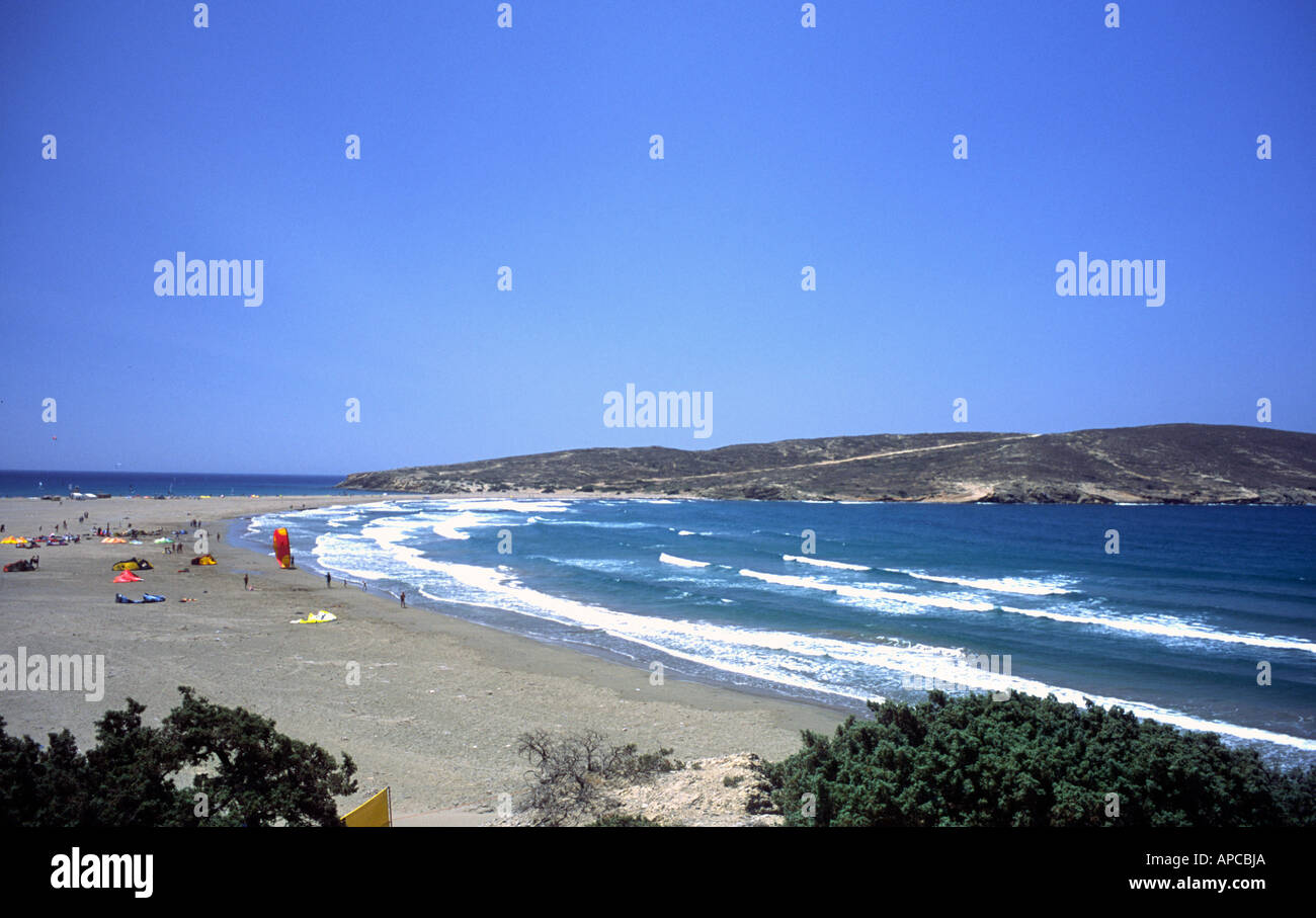 Prasonisi Rhodes Greece Stock Photo - Alamy