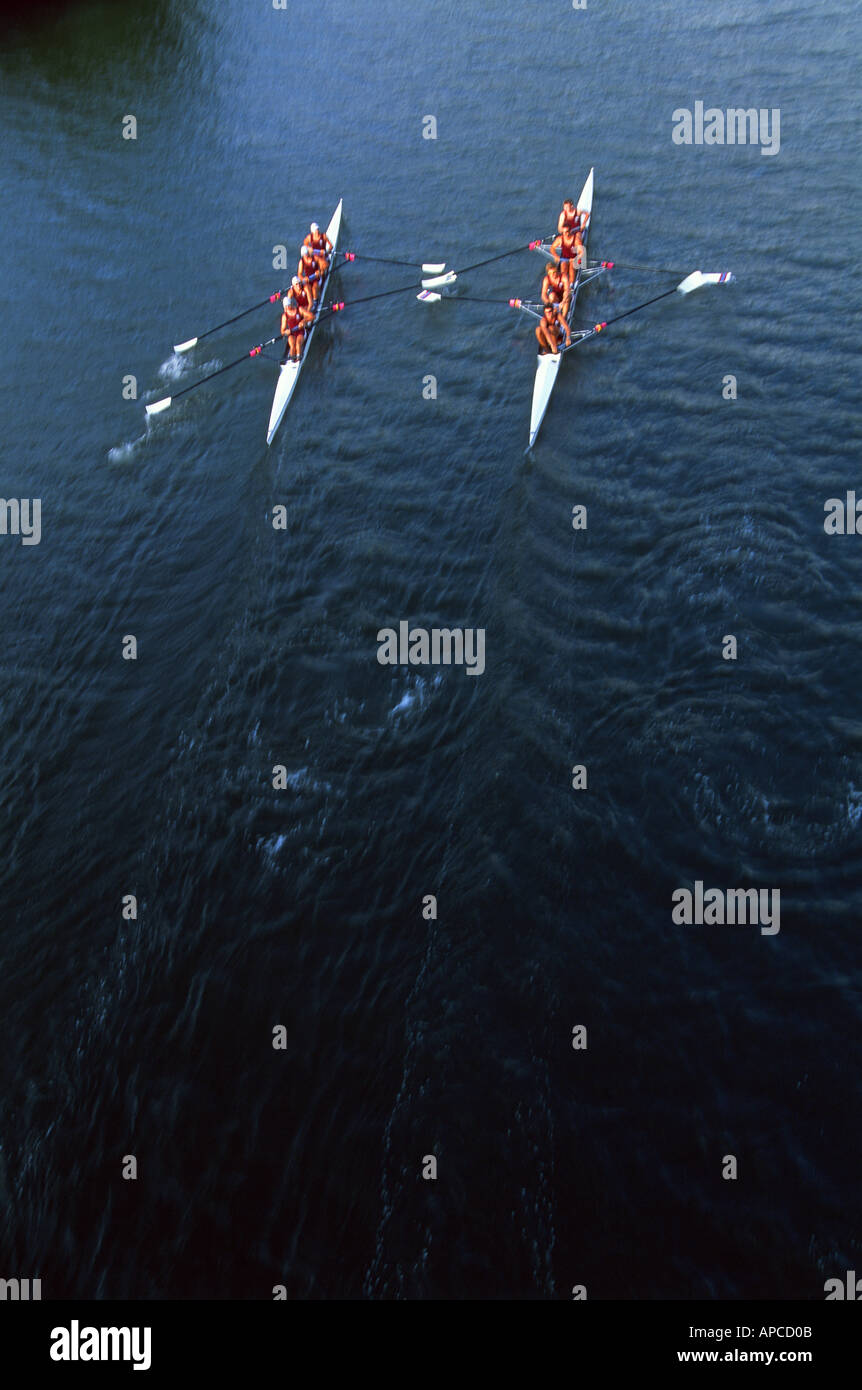 Sport rowing group shot hi-res stock photography and images - Alamy