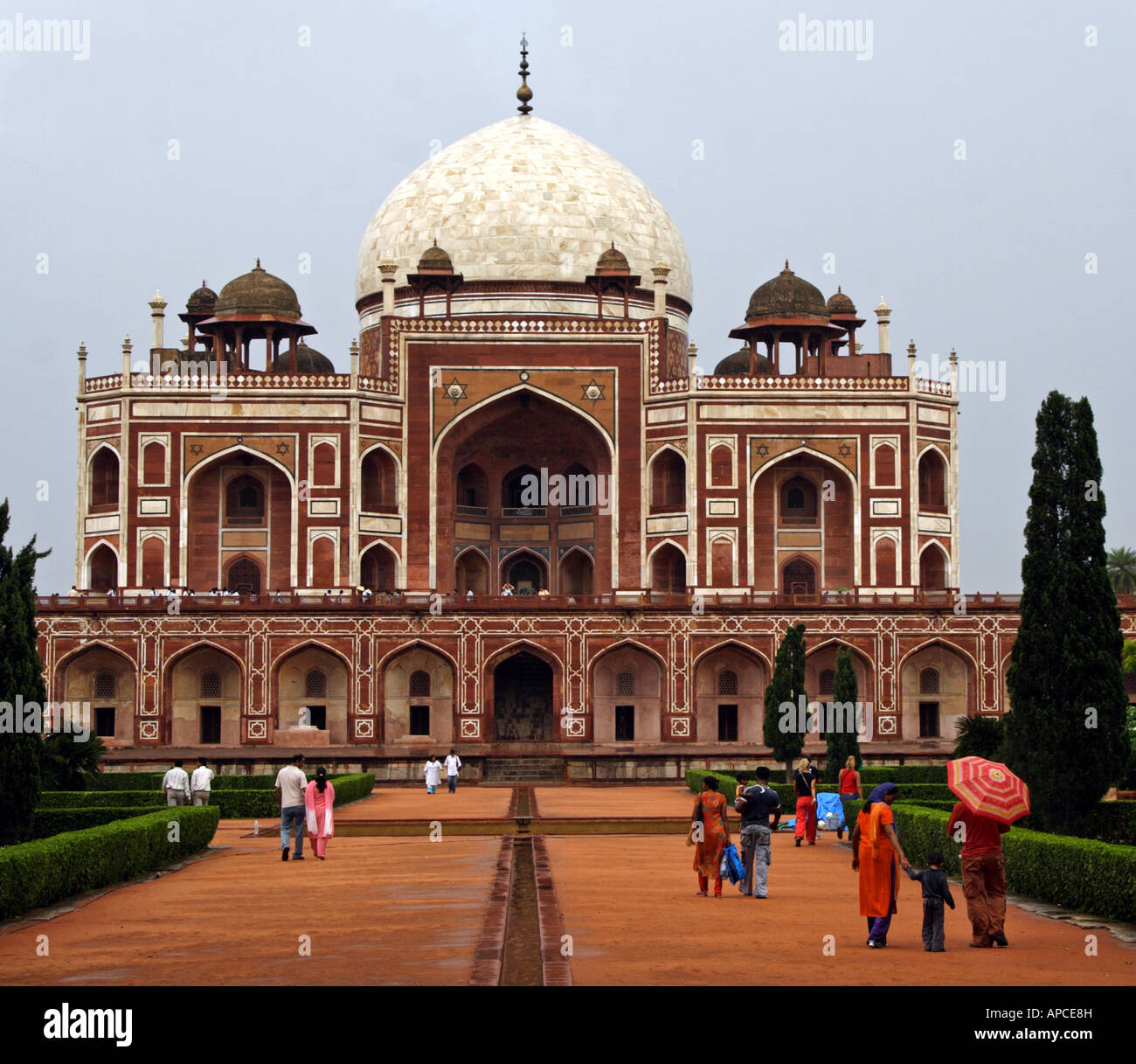 View of emperor Humayum´s tomb in Delhi, India Stock Photo - Alamy