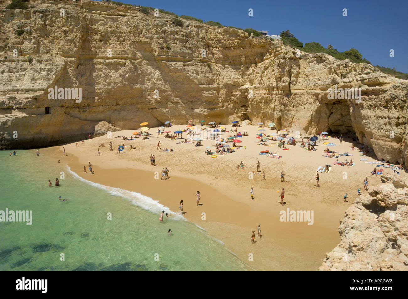 Praia Do Carvalho, Near Carvoeiro Stock Photo - Alamy