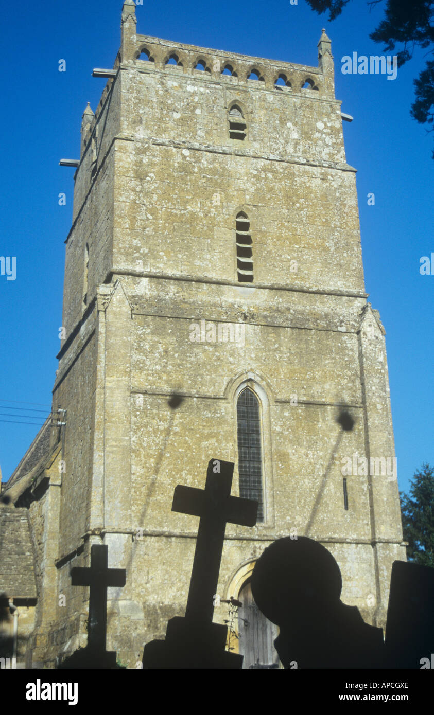 St Laurence's Parish Church at Wyck Rissington, near Bourton-on-the ...