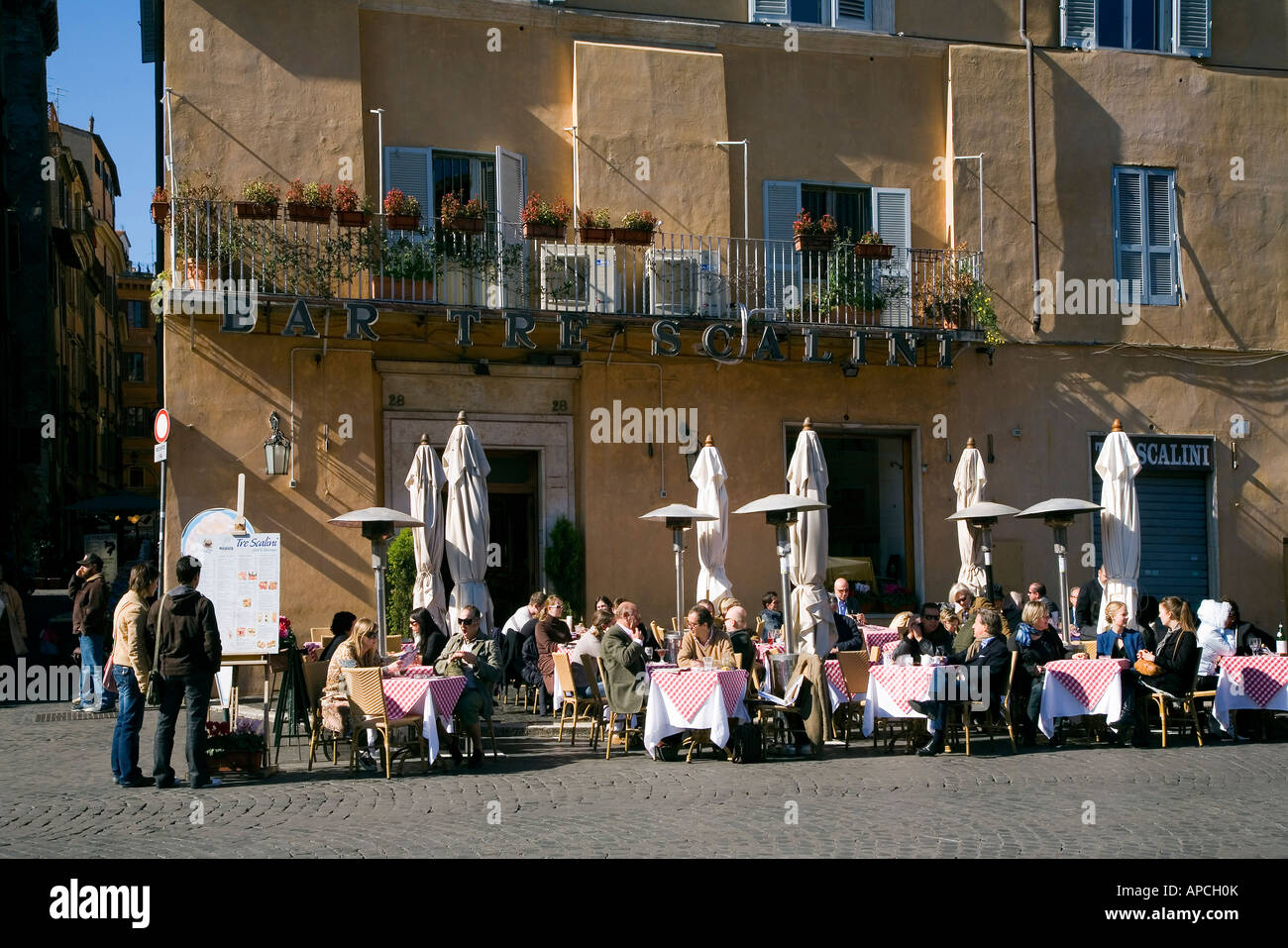 Cafe, Piazza Navona, Rome, Italy Stock Photo - Alamy