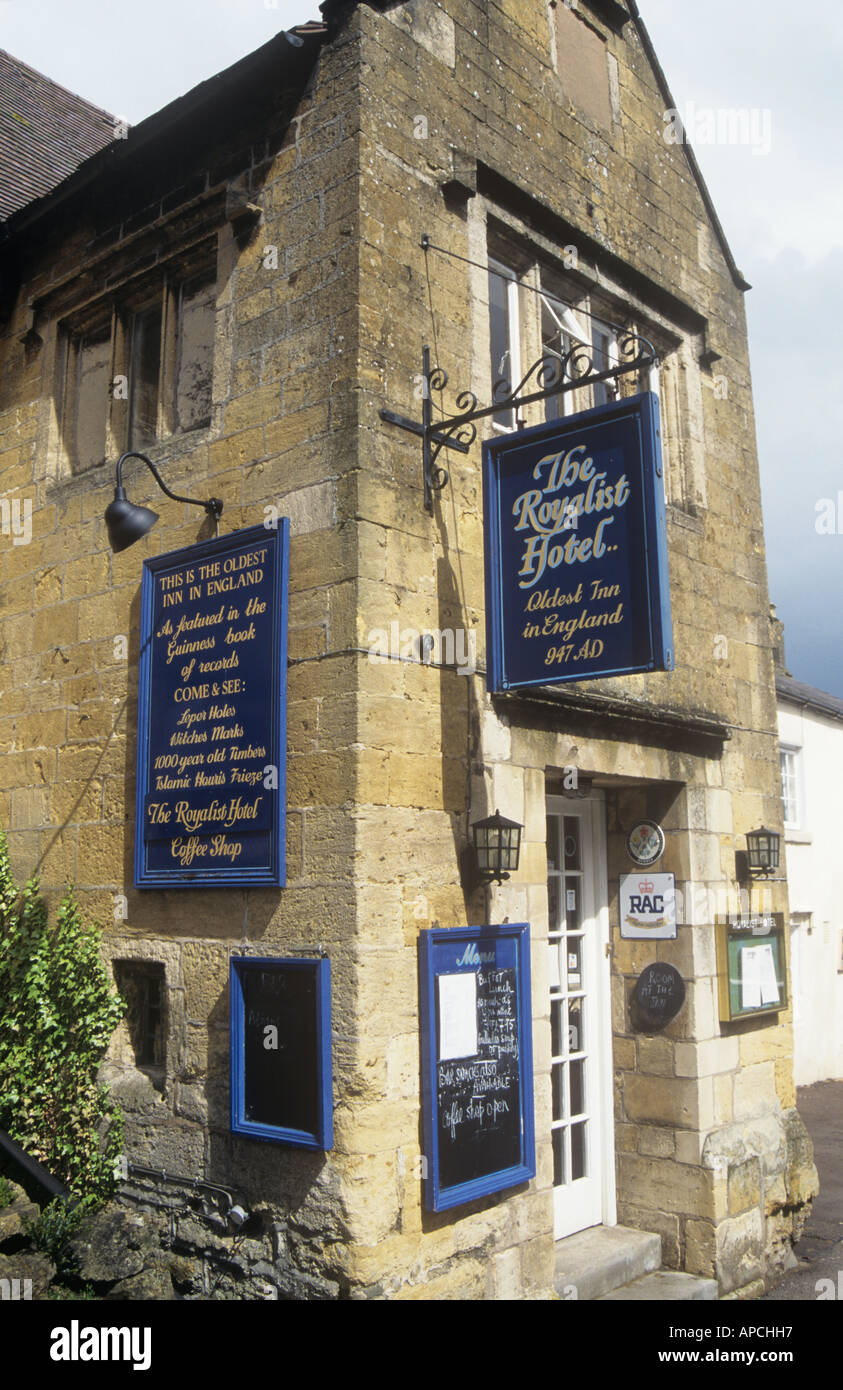 The Royalist Hotel (Oldest Inn in England), Stow-on-the-Wold, the ...