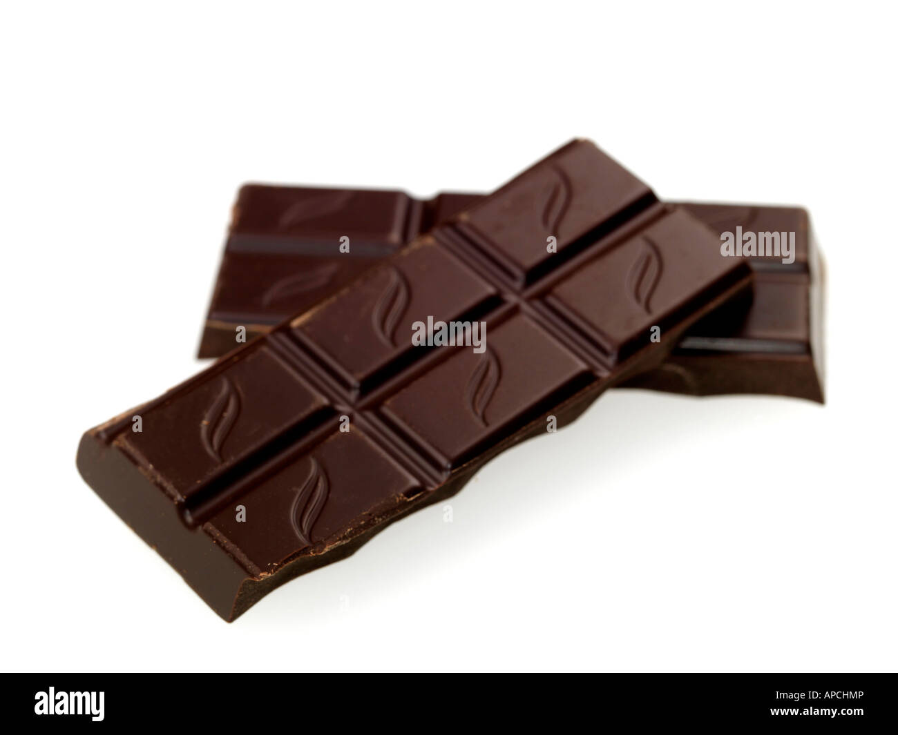 Dark black plain chocolate Cut Out Stock Images & Pictures - Alamy