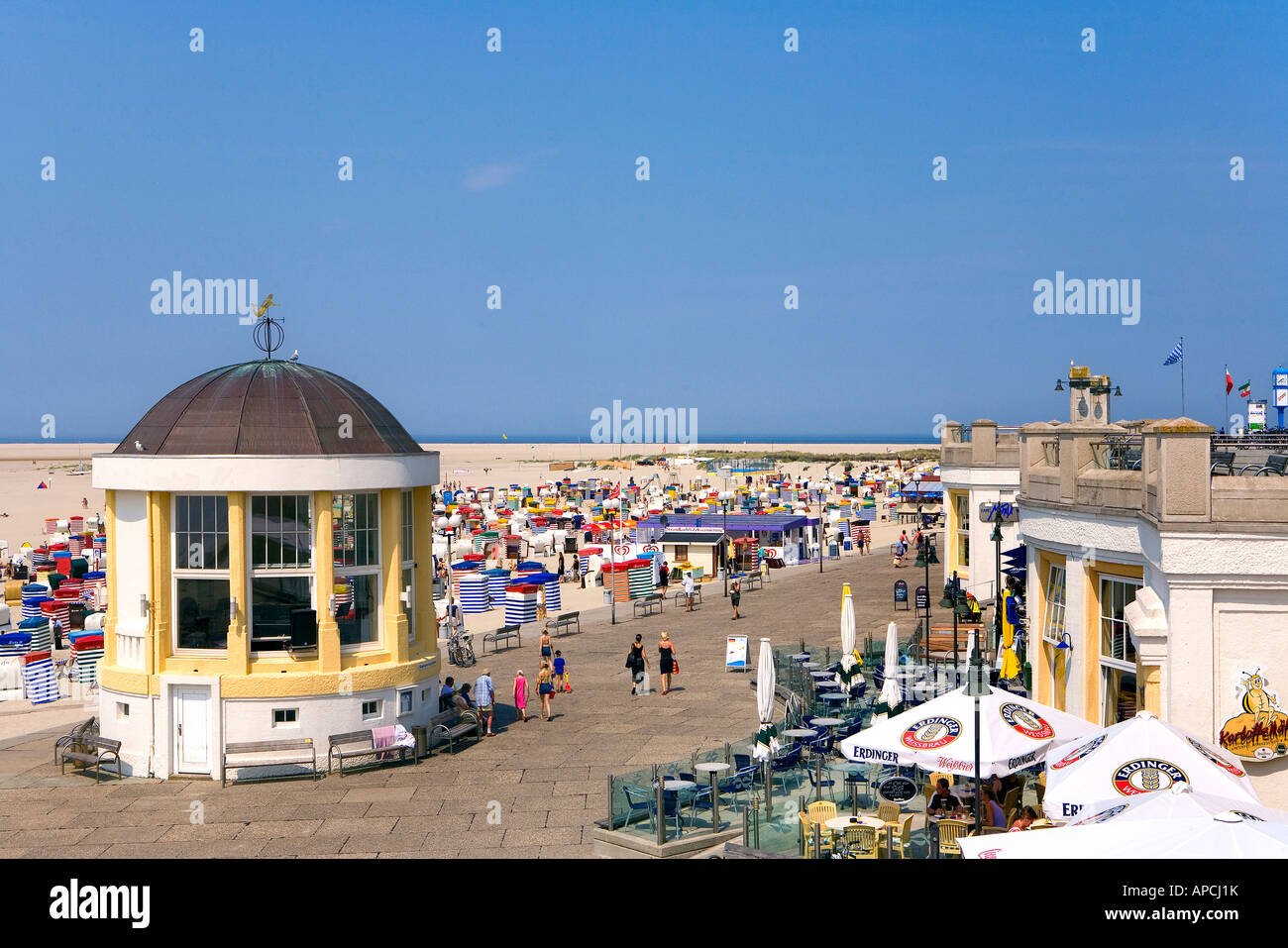 Pavilion, Borkum, the East Frisians, Germany Stock Photo - Alamy