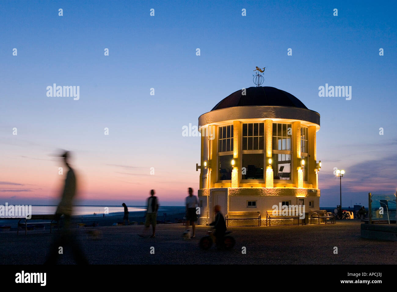 Pavilion, Borkum, the East Frisians, Germany Stock Photo - Alamy