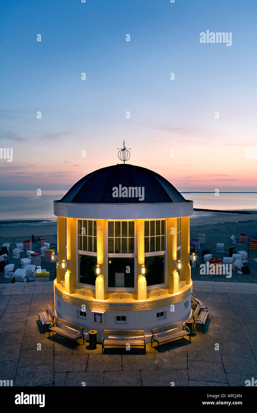 Pavilion, Borkum, the East Frisians, Germany Stock Photo - Alamy