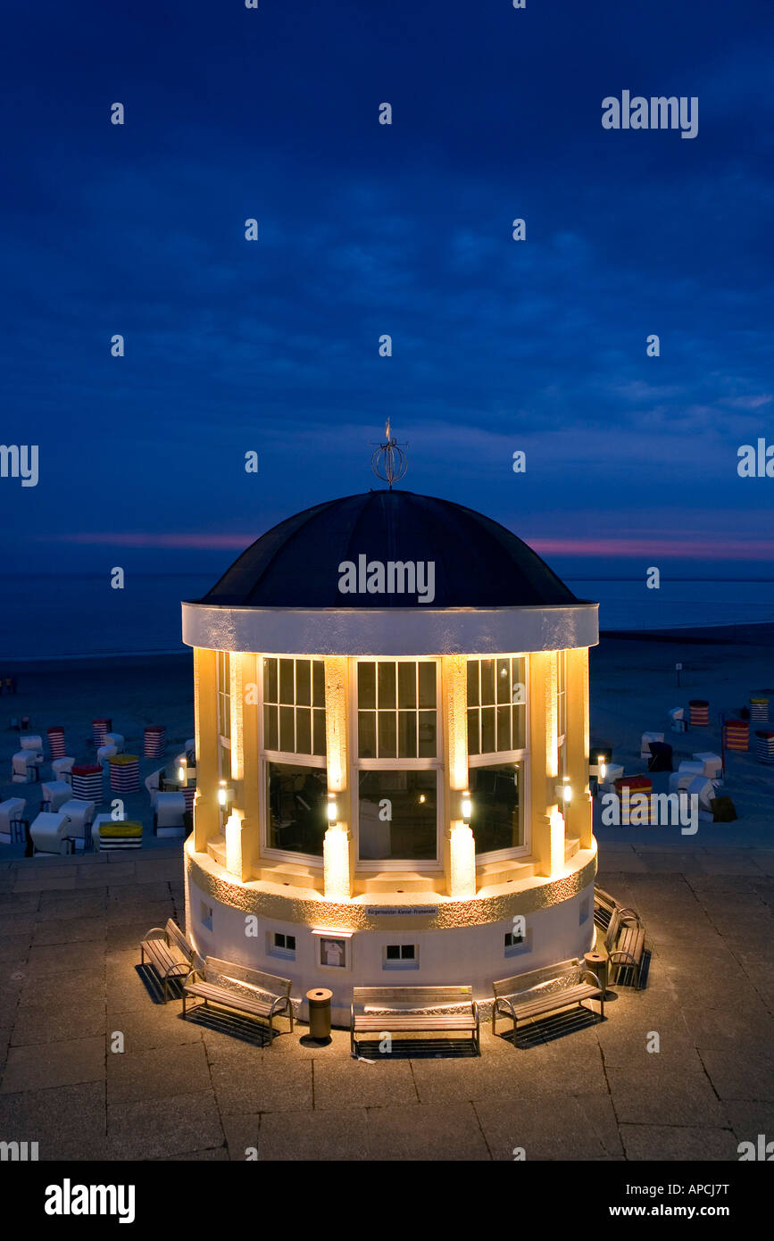 Pavilion, Borkum, the East Frisians, Germany Stock Photo - Alamy
