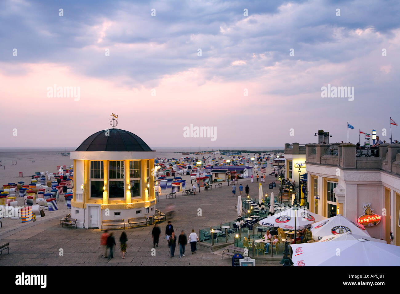 Pavilion, Borkum, the East Frisians, Germany Stock Photo - Alamy