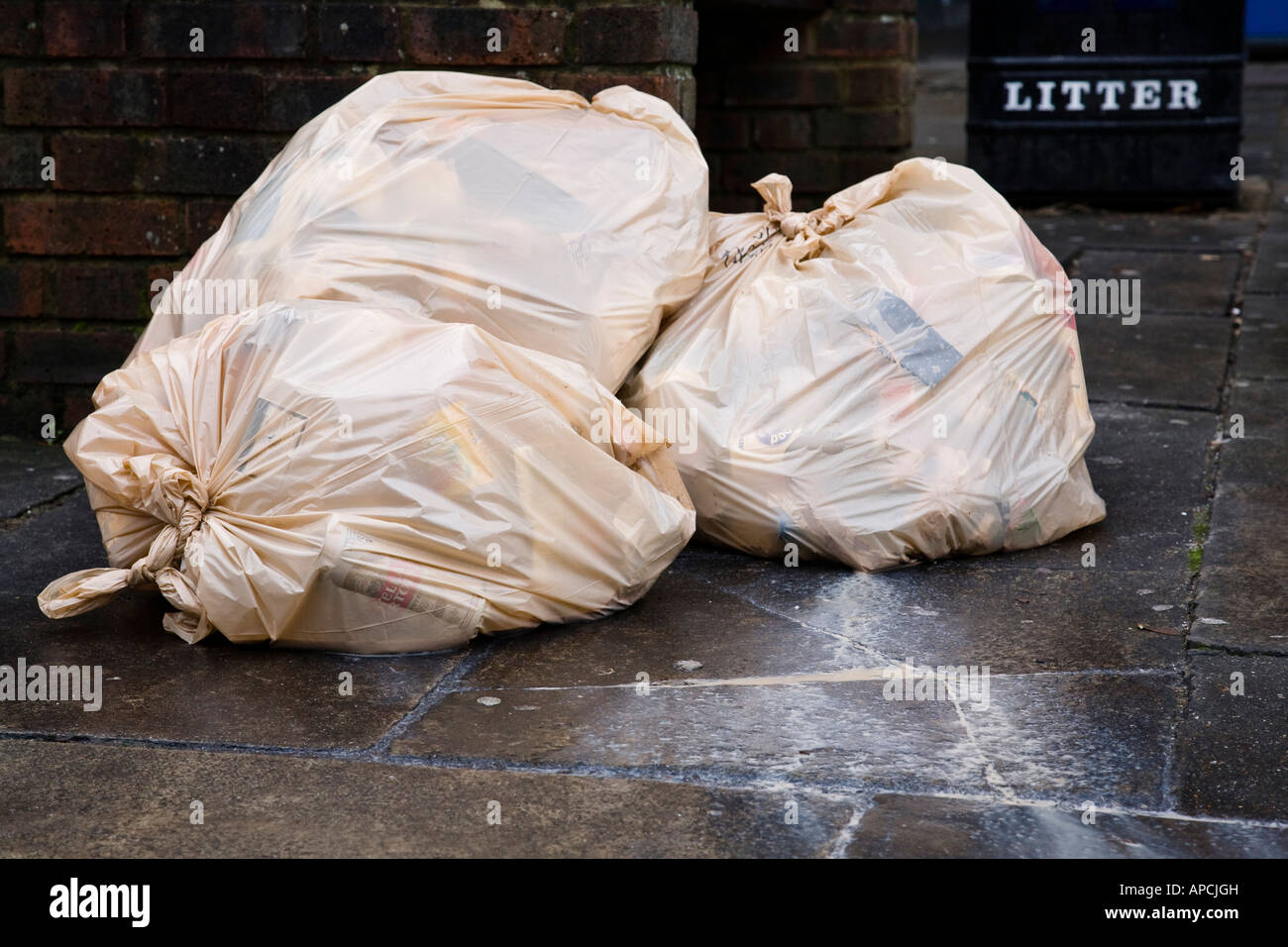 Refuse sack hi-res stock photography and images - Alamy