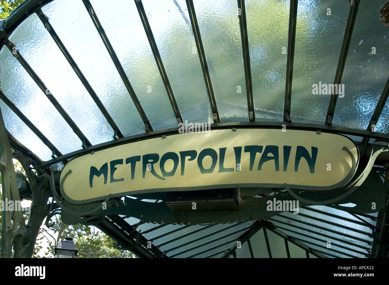 Metro Station sign in Paris France Stock Photo - Alamy