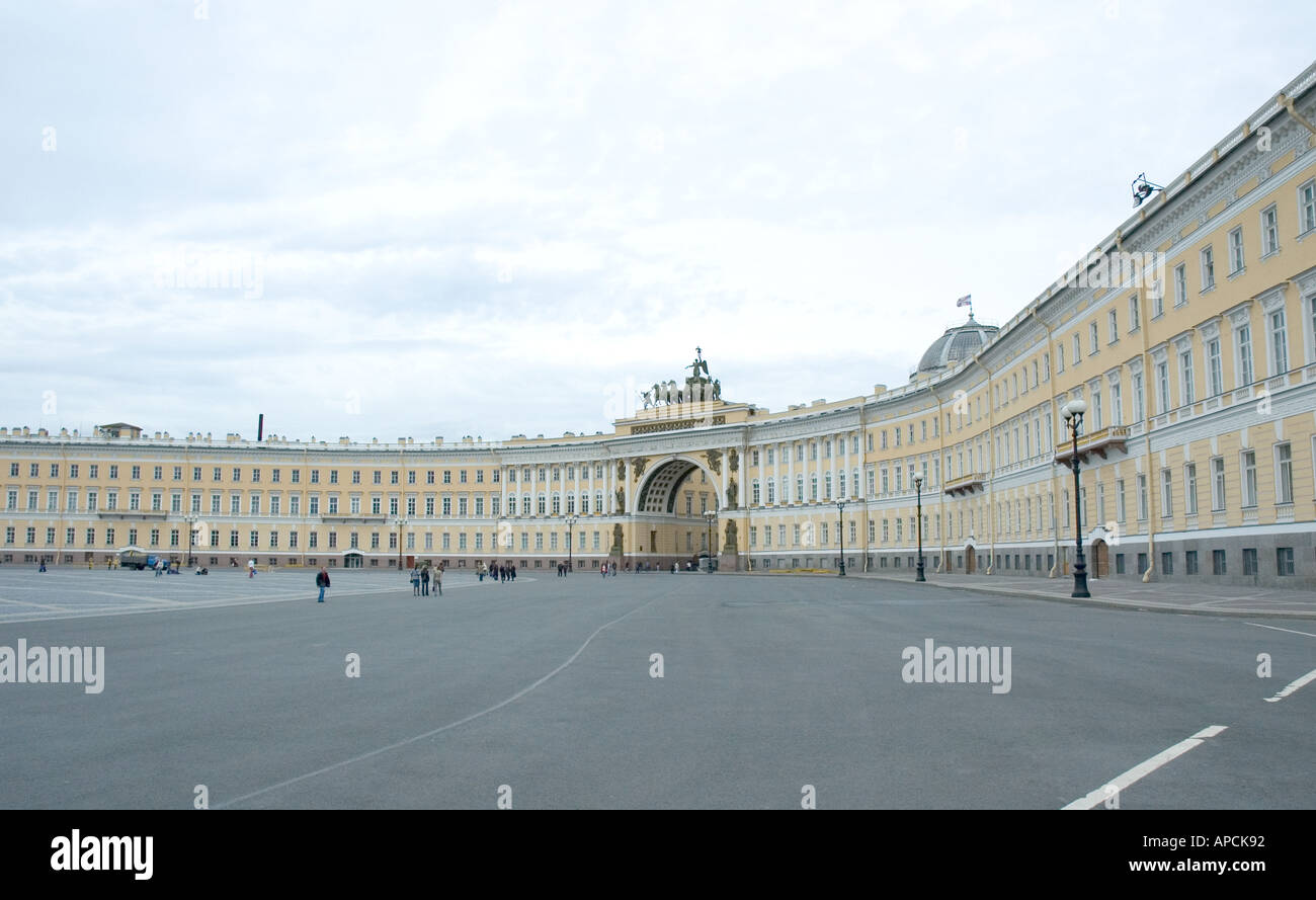 General Staff Building in Palace Square Saint Petersburg Russia Stock ...