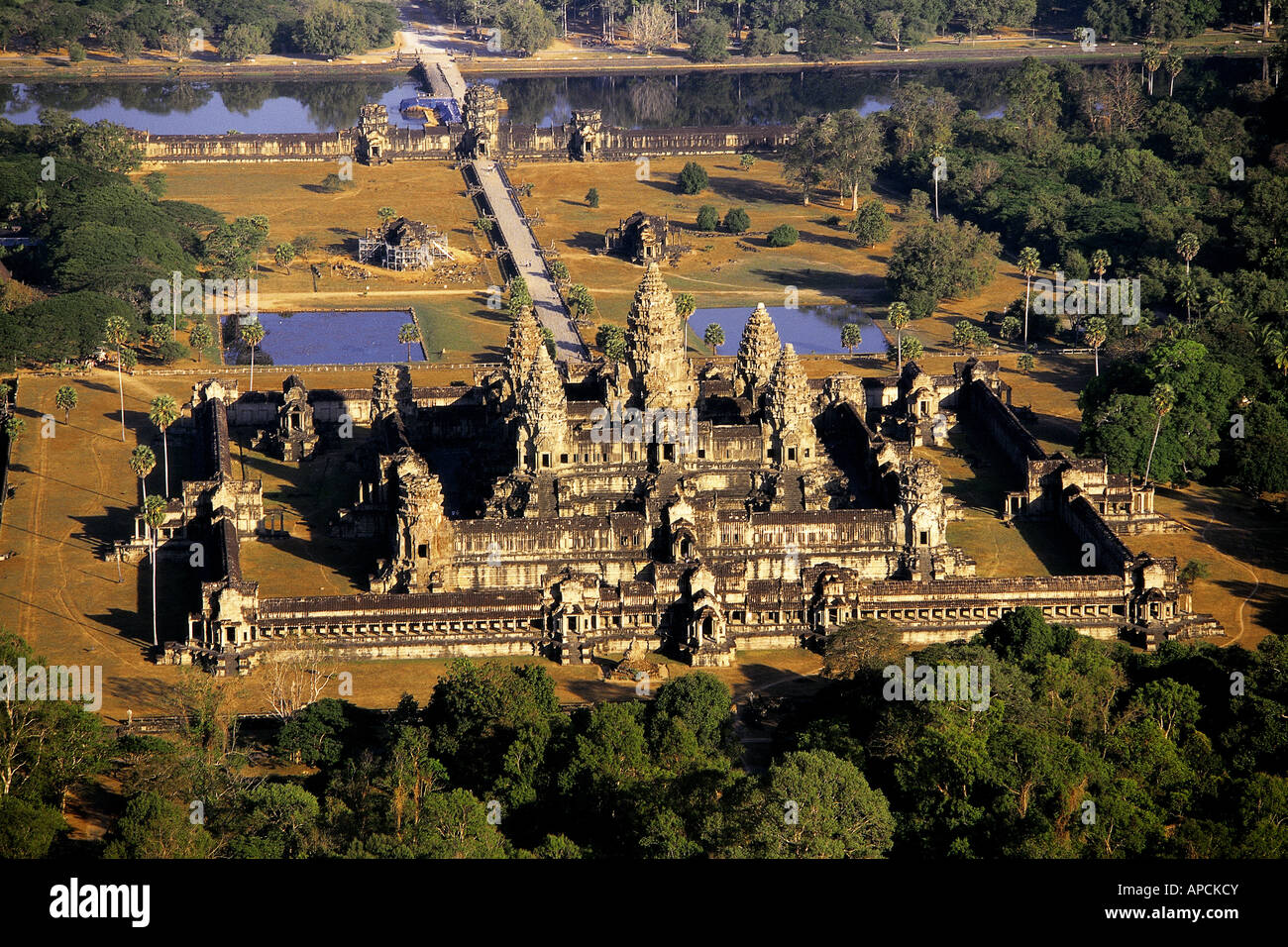 Angkor Wat Temple Aerial Drone Shot Of Angkor Wat Free Stock Photo Angkor Wat Temple Aerial Drone Shot Of Angkor Wat Free Stock Photo