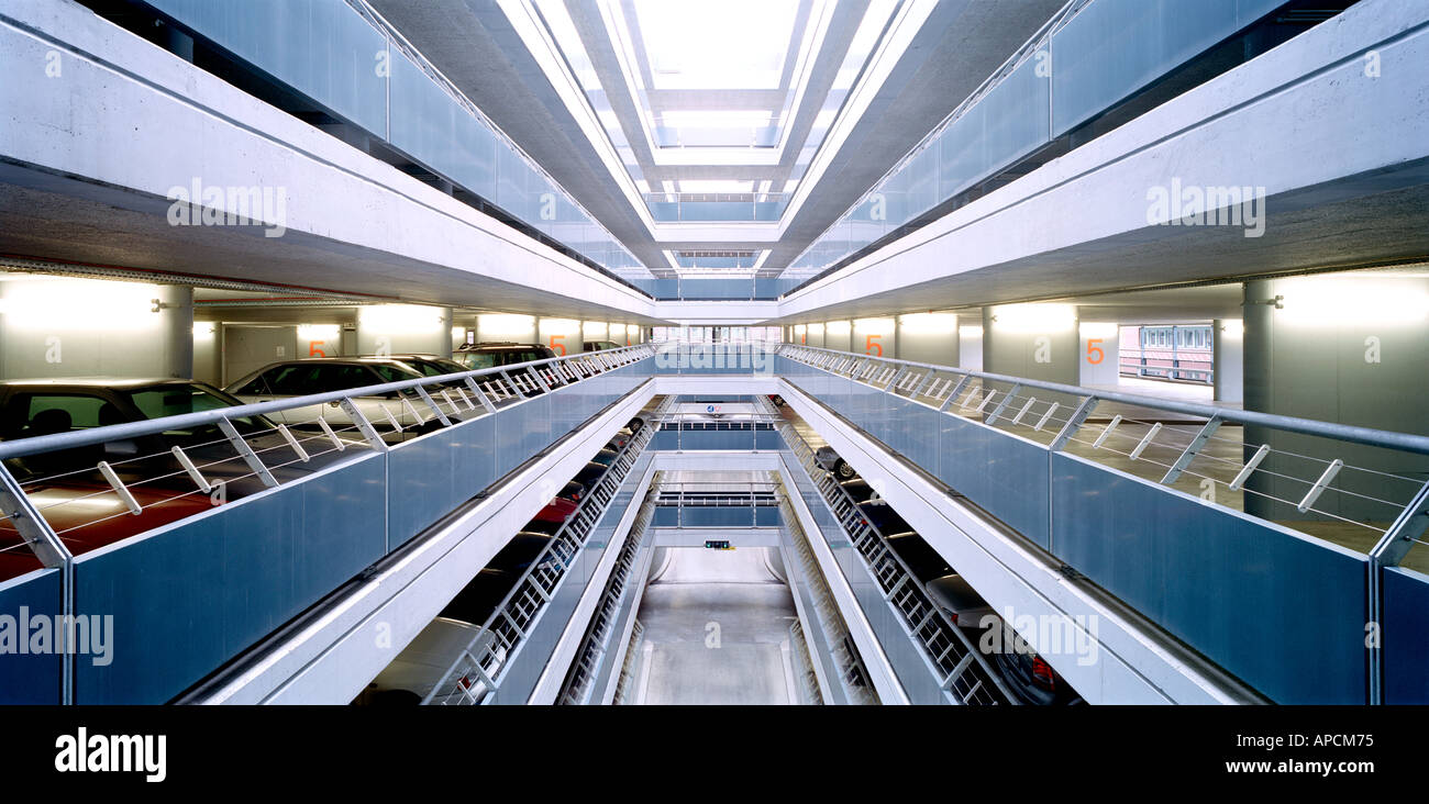 Car park levels persepective Stock Photo - Alamy