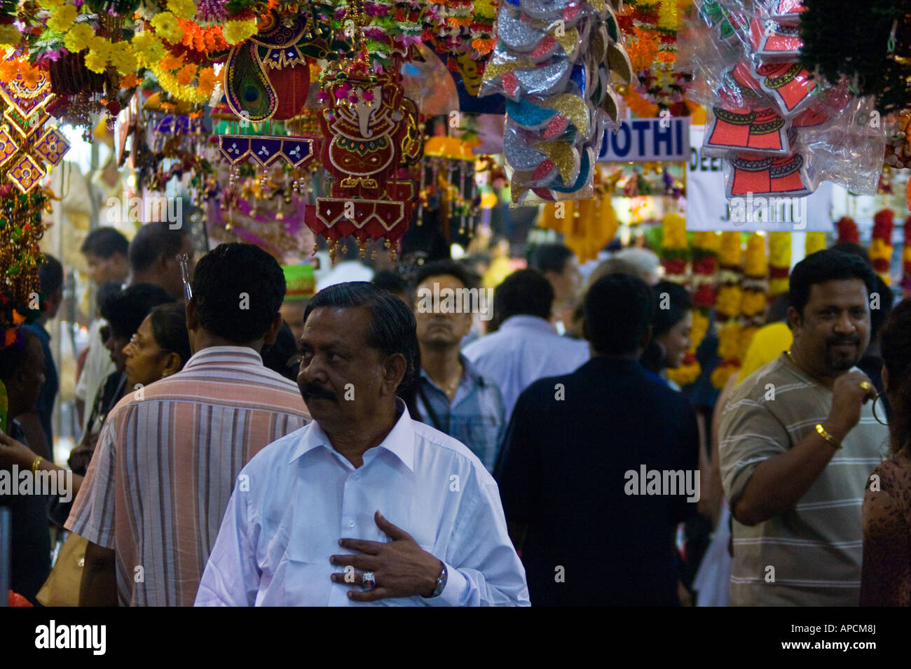 Indian People in a Little India Market in Singapore Stock Photo - Alamy