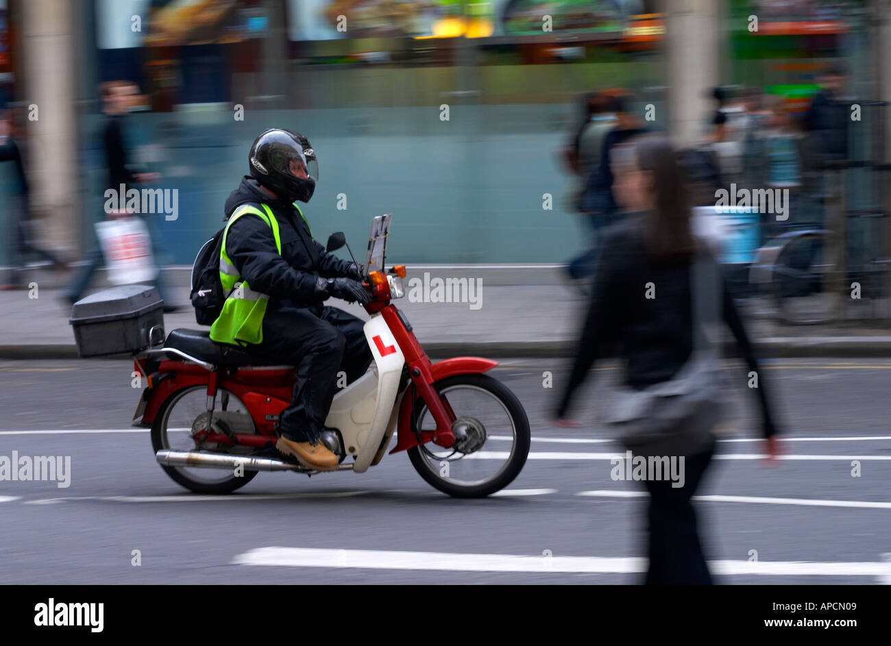 Motorbike in motion hi-res stock photography and images - Alamy