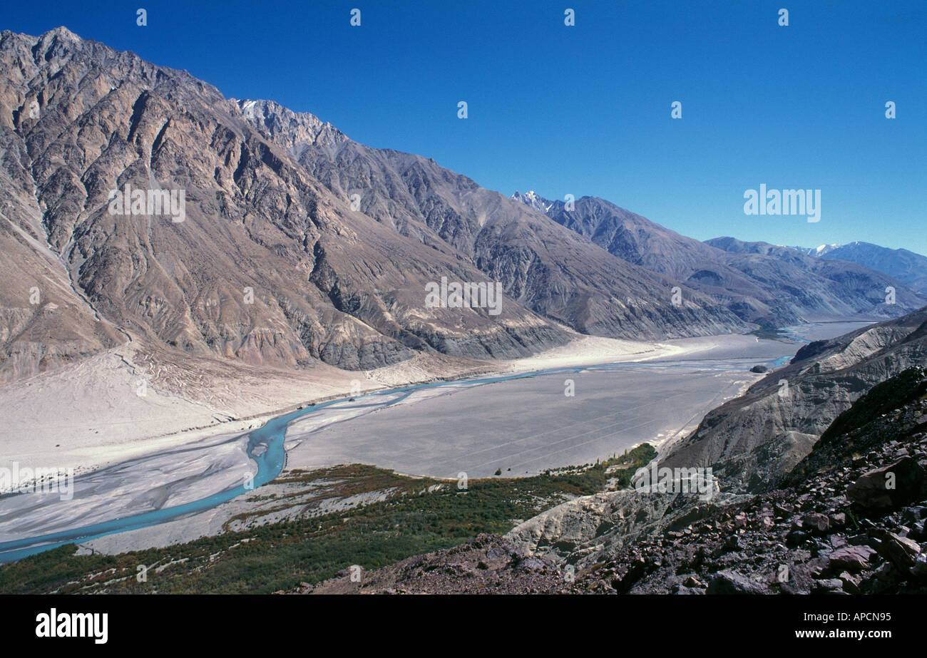 Shyok river in the Nubra Valley, India Stock Photo - Alamy
