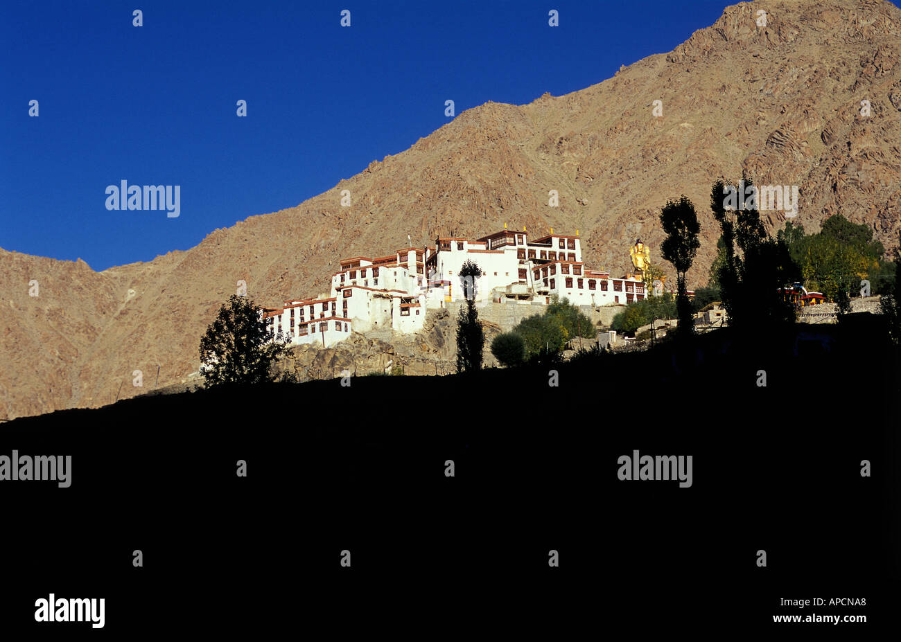 Likir gompa above valley Ladakh India Stock Photo - Alamy