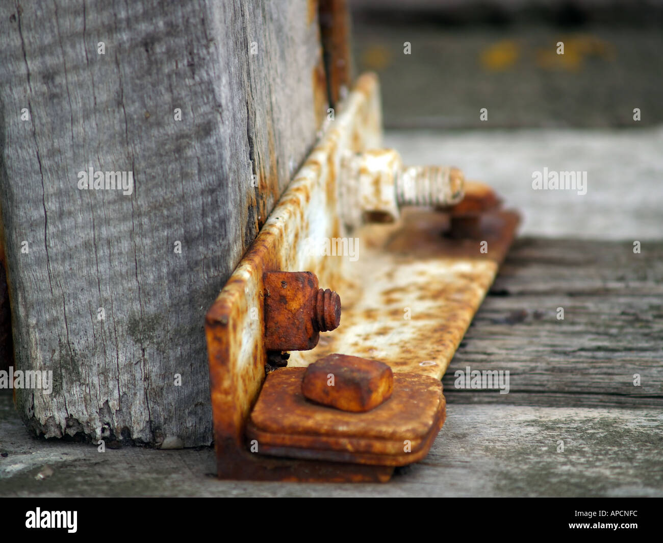 Rusty old bolts Stock Photo - Alamy