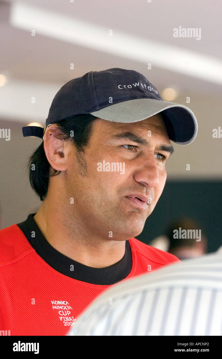 Dale "Chief" McIntosh, skipper of Pontypridd Rugby Club, South Wales ...