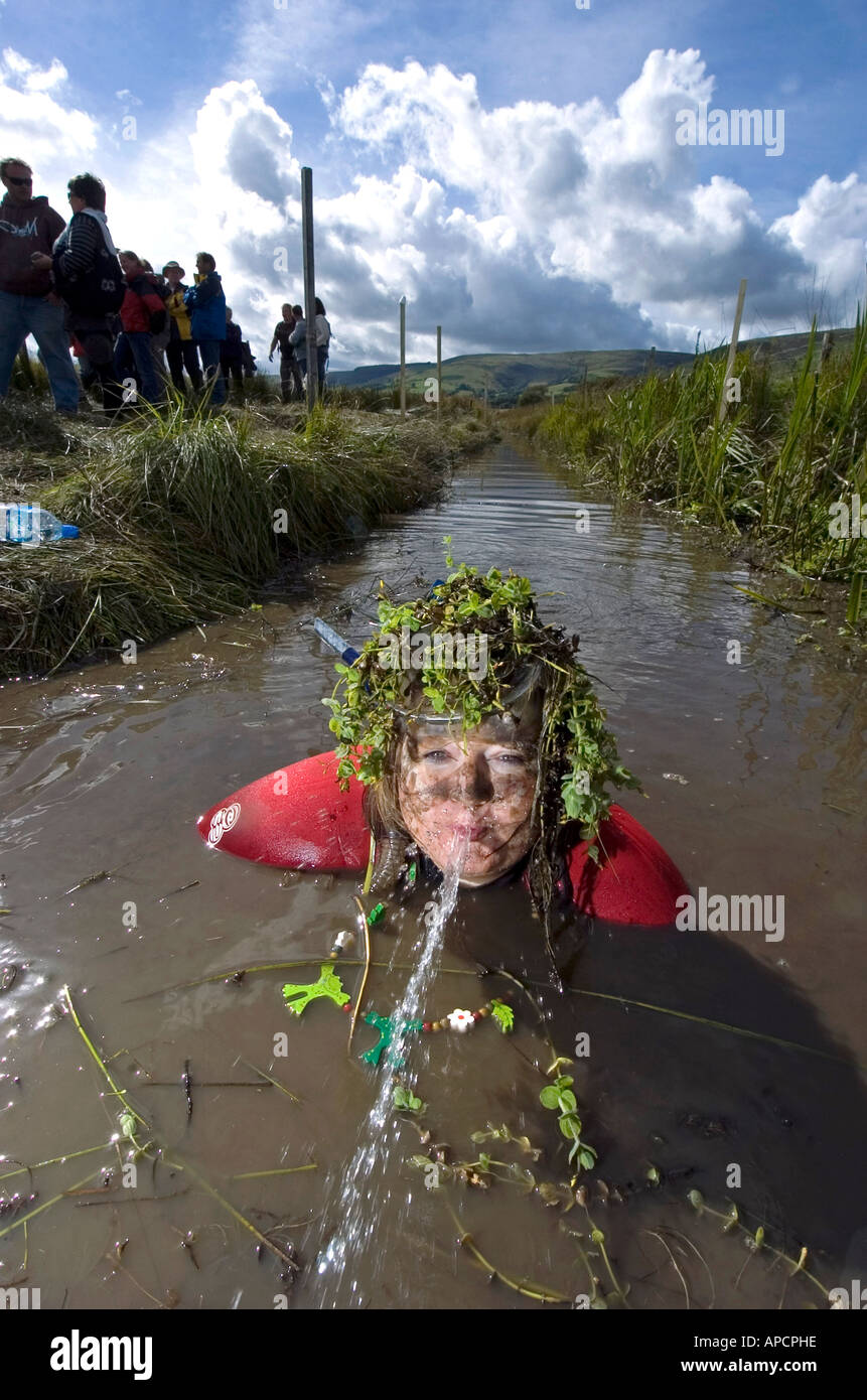 Bog snorkelling llanwrtyd wells wales hi-res stock photography and ...