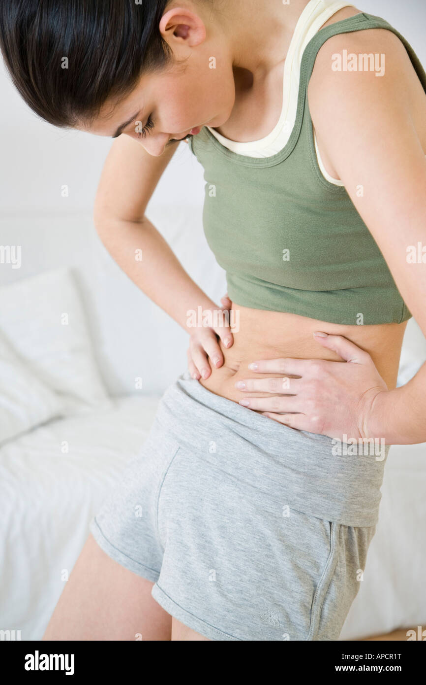 woman checking for cellulitis Stock Photo - Alamy