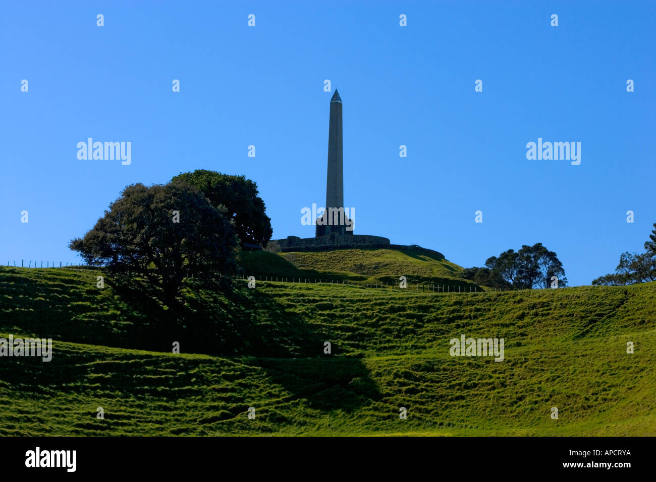 One Tree Hill Auckland New Zealand Stock Photo - Alamy