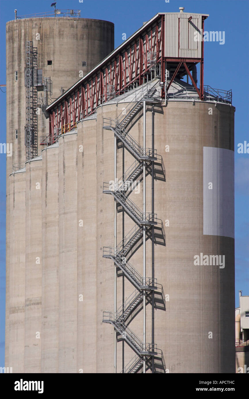 Silo at the Port of Gladstone Queensland Australia Stock Photo - Alamy