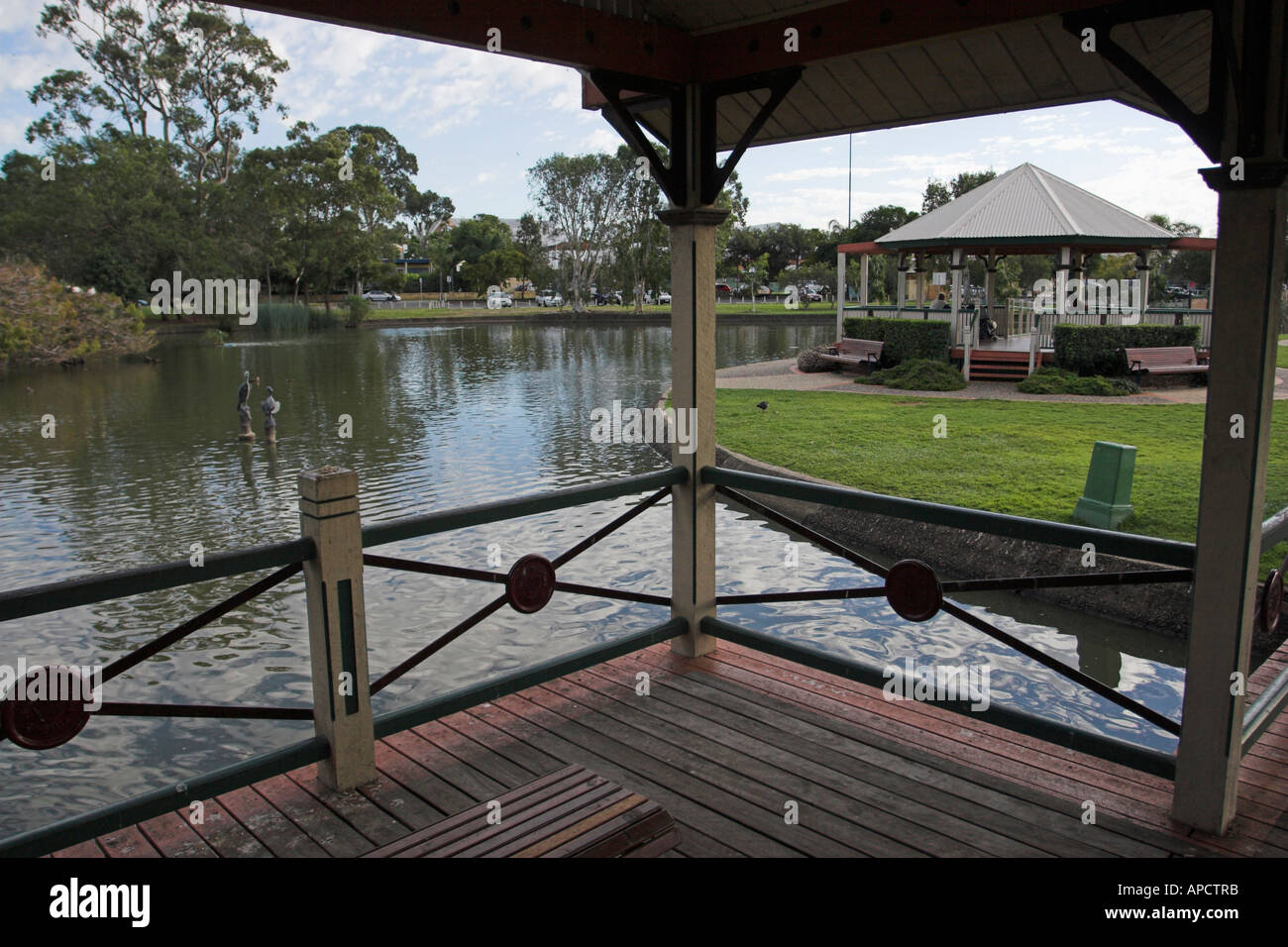 Einbunpin Lagoon in Sandgate a bayside suburb of Brisbane Queensland ...