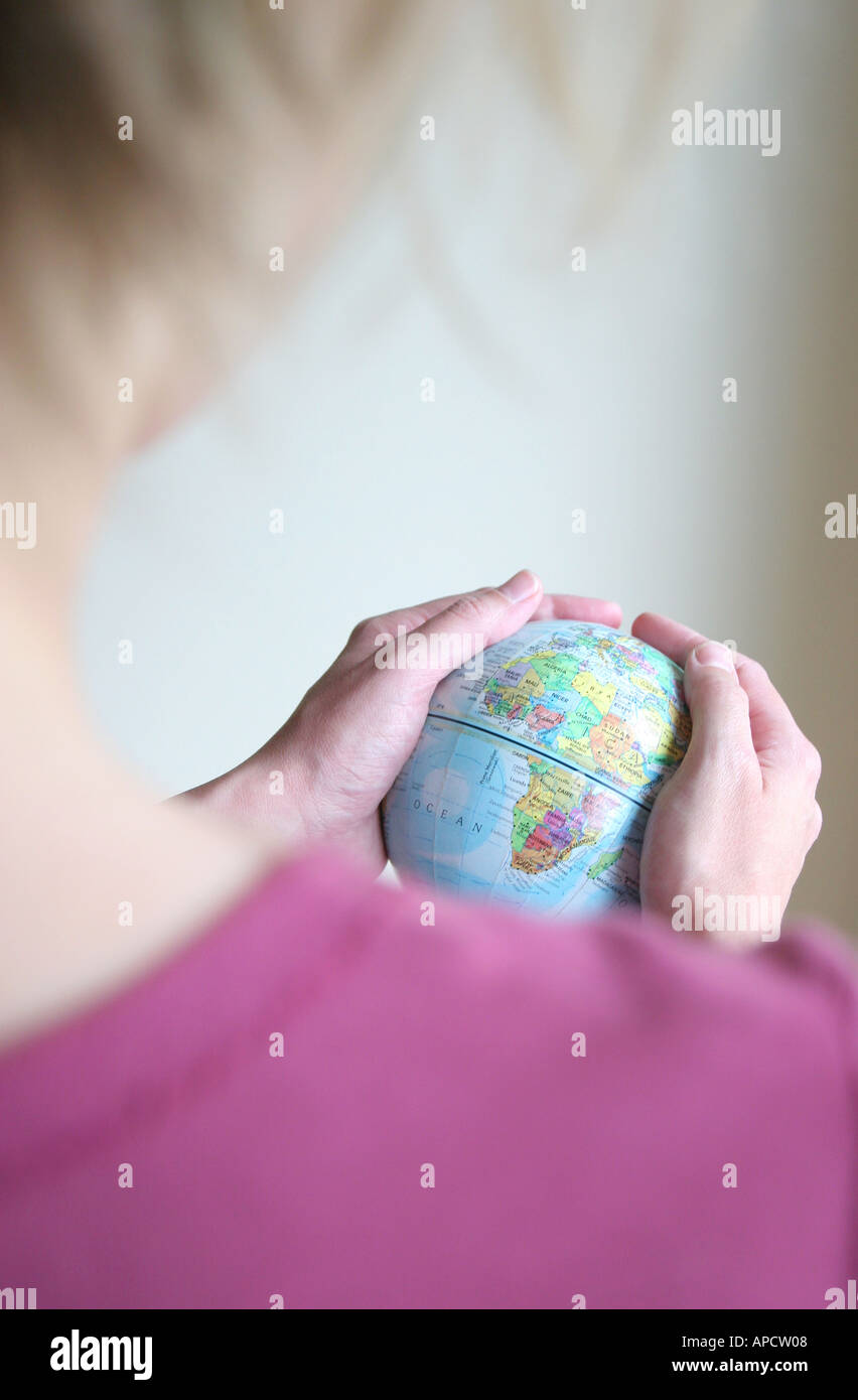 World in your hands hi-res stock photography and images - Alamy