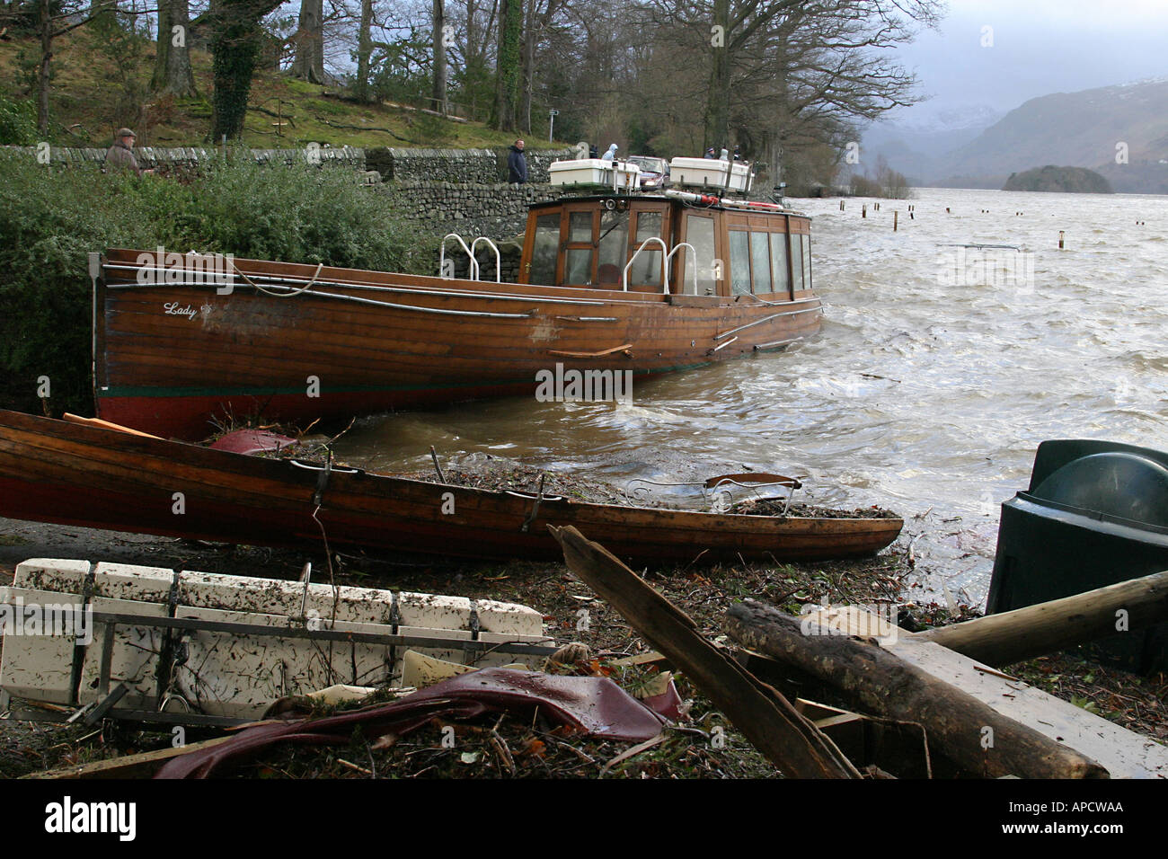 the keswick launch, a tourist attraction destroyed in the storms and ...