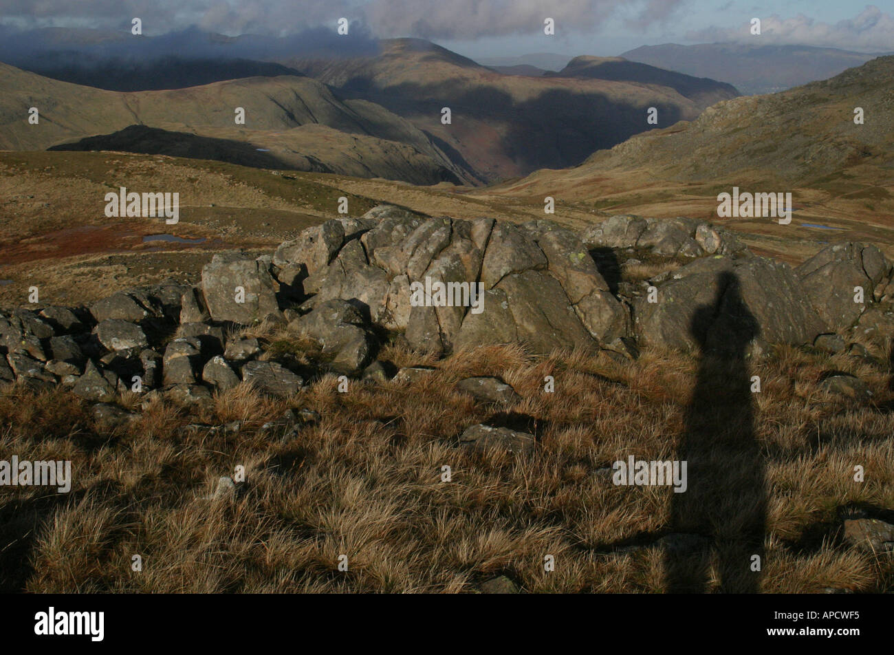 view north in the lake district fells Stock Photo - Alamy
