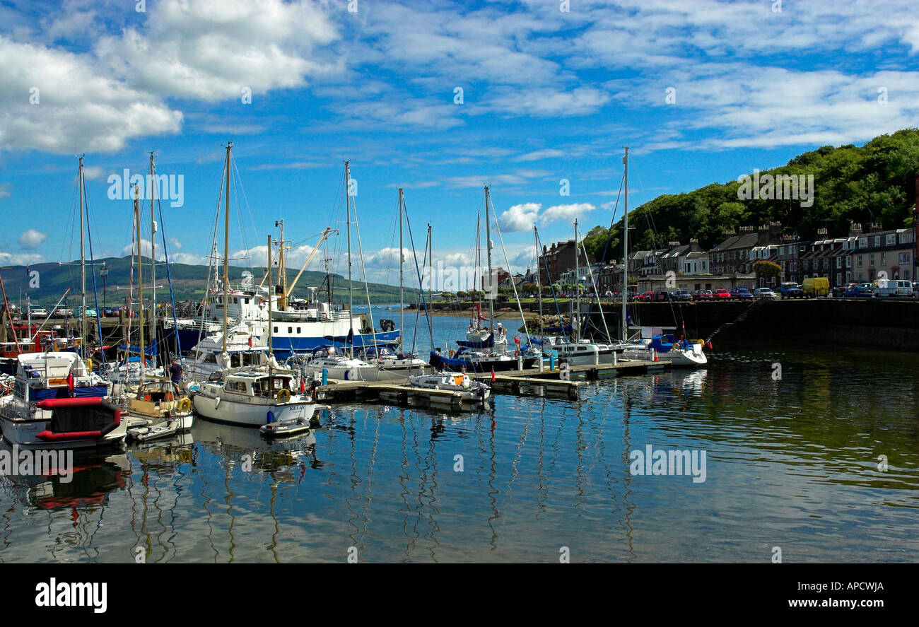 Harbour Rothesay Isle of Bute Argyll & Bute Scotland Stock Photo - Alamy