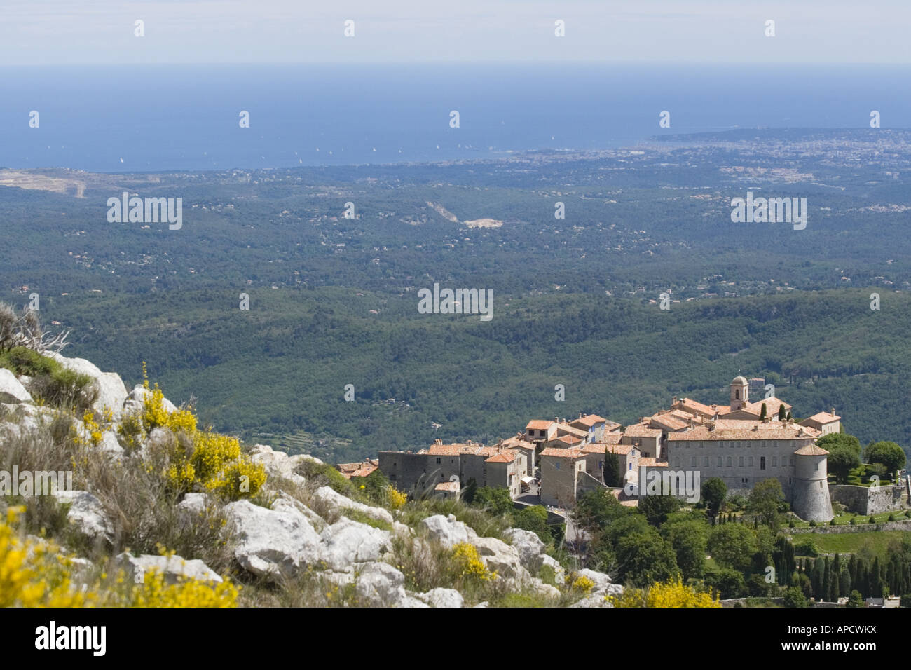 The medieval town of Gourdon in Provence in France Stock Photo - Alamy