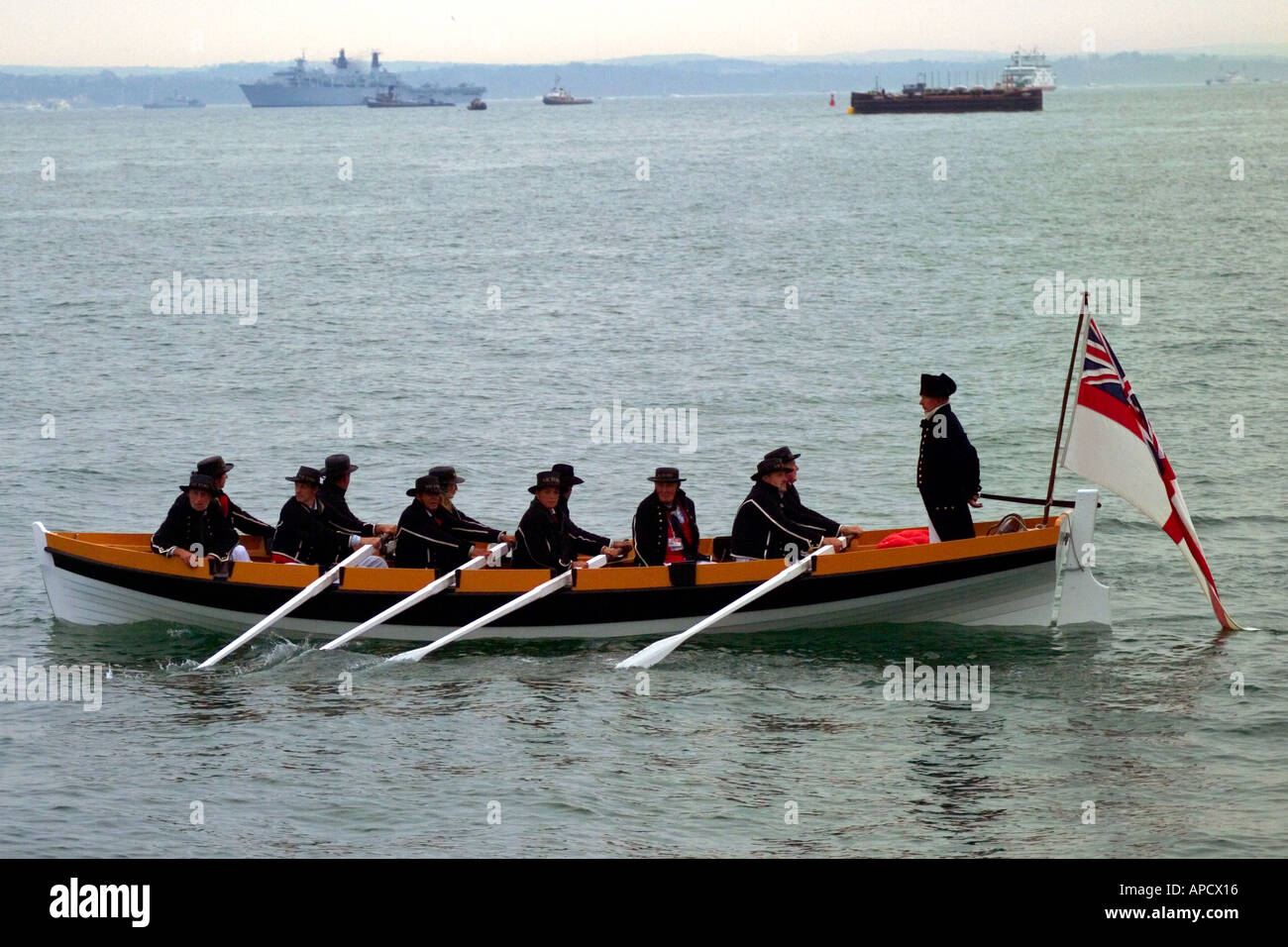 Admiral Nelson & crew join their ship for Trafalgar battle re-enactment ...