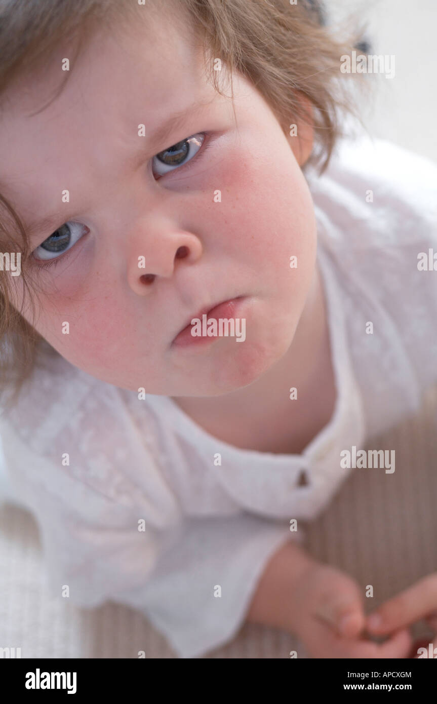 Frowning child sad not caucasian hi-res stock photography and images ...