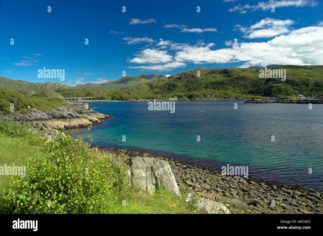 Loch Nan Uamh nr Arisaig Highland Stock Photo - Alamy