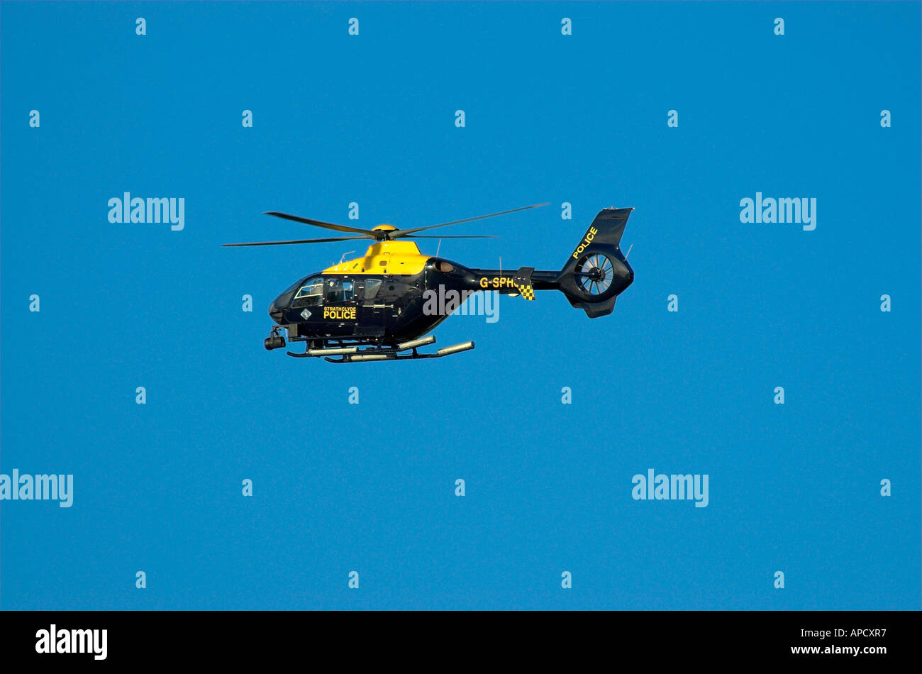 Strathclyde police helicopter hi-res stock photography and images - Alamy